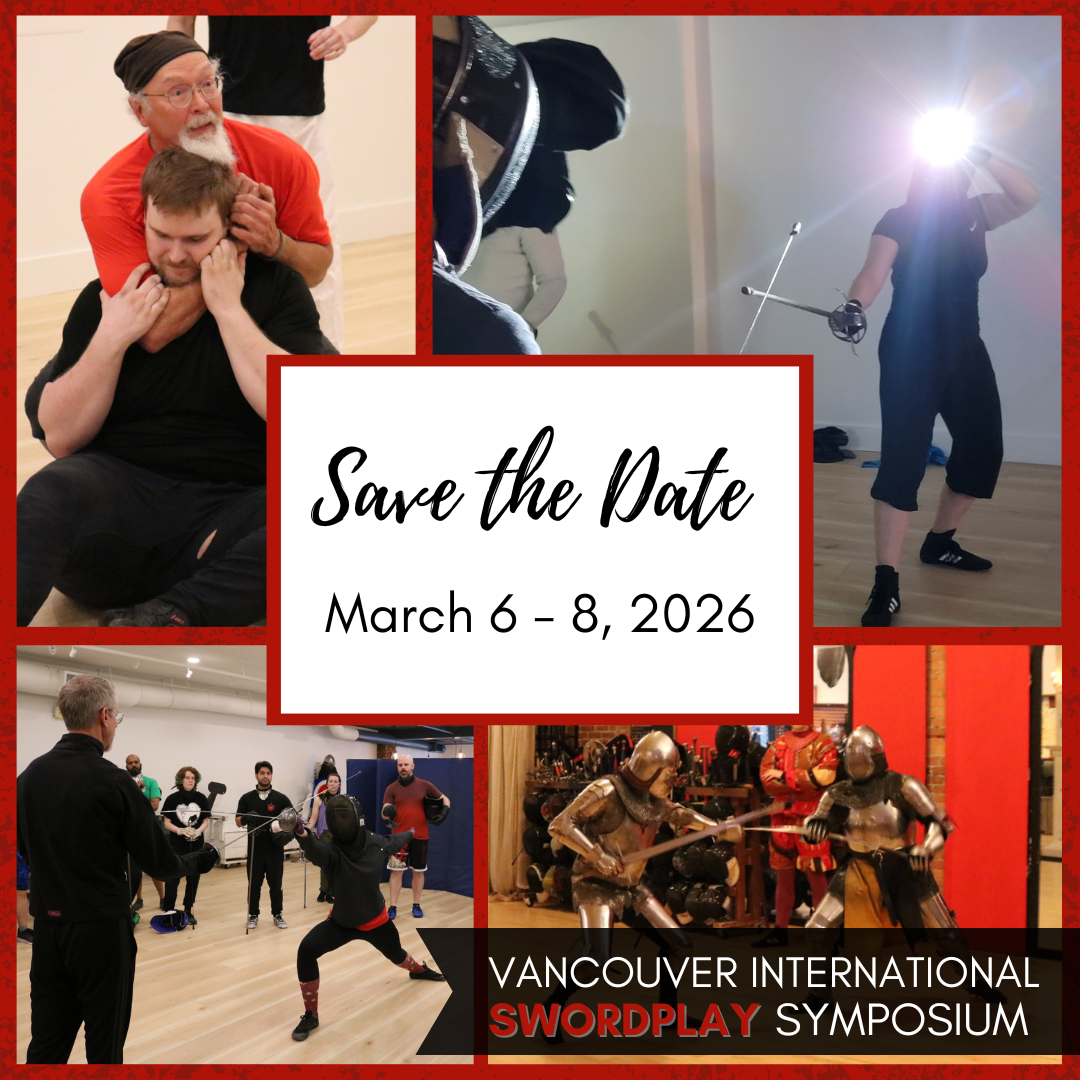 Save the Date: VISS 2026 - Vancouver International Swordplay Symposium
