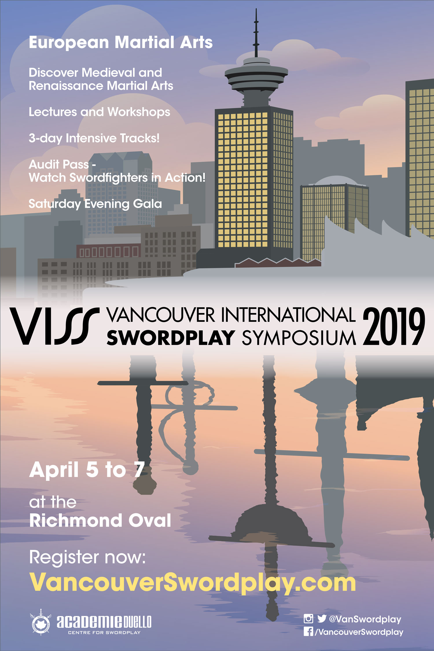 The Official VISS 2019 Poster! - Vancouver International Swordplay ...